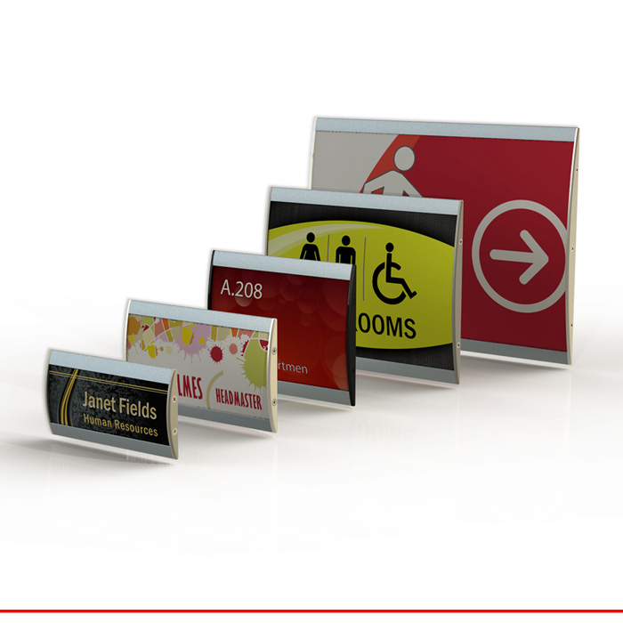 Leader view - wall frames - landscape - Signal Sign Systems Ltd